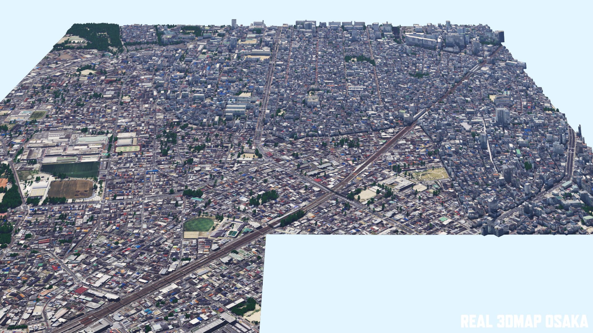 大阪エリア VR/デジタルツイン向け 3D都市モデル販売 REAL 3DMAP OSAKA | 株式会社キャドセンター
