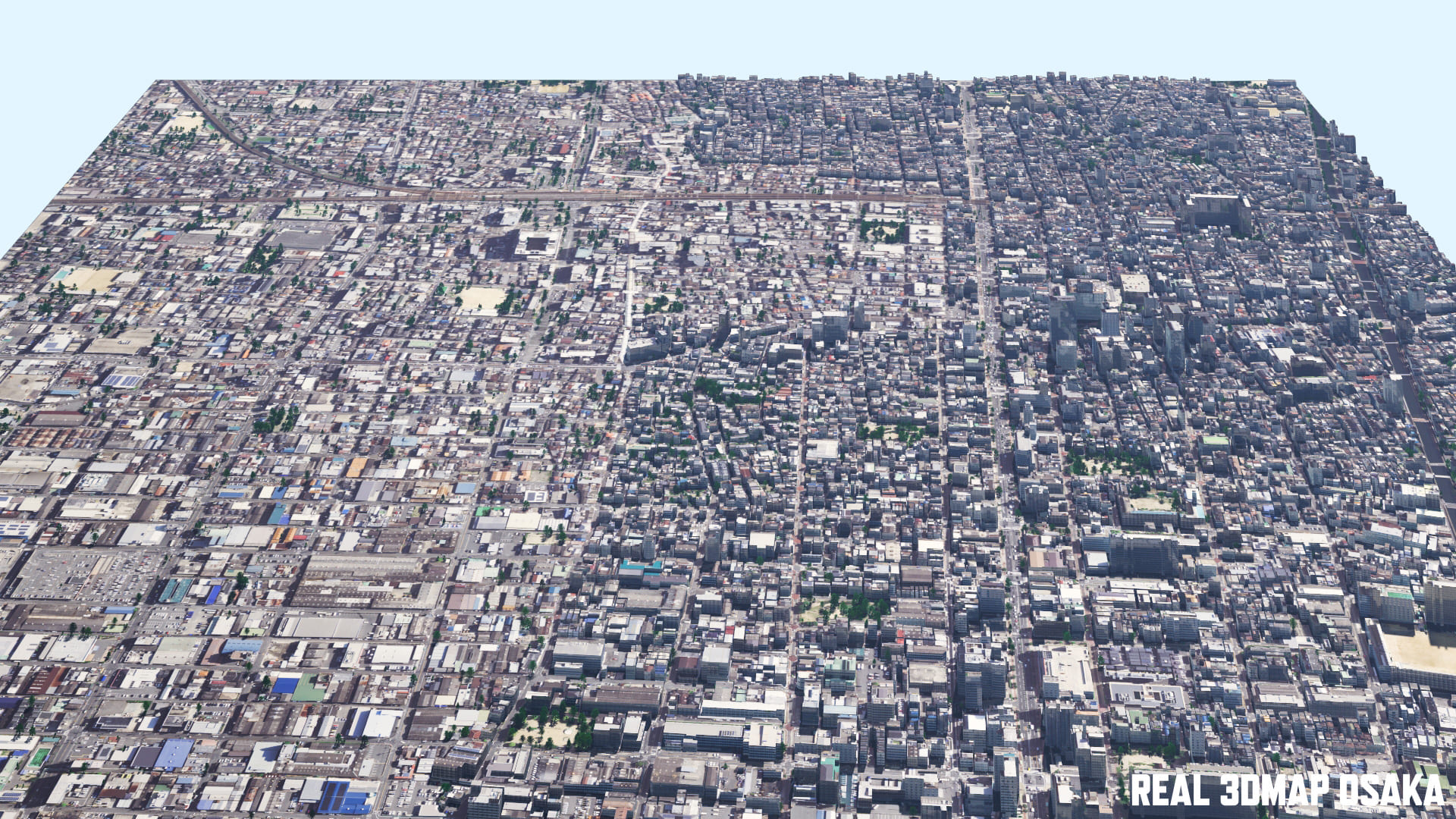 大阪エリア VR/デジタルツイン向け 3D都市モデル販売 REAL 3DMAP OSAKA | 株式会社キャドセンター