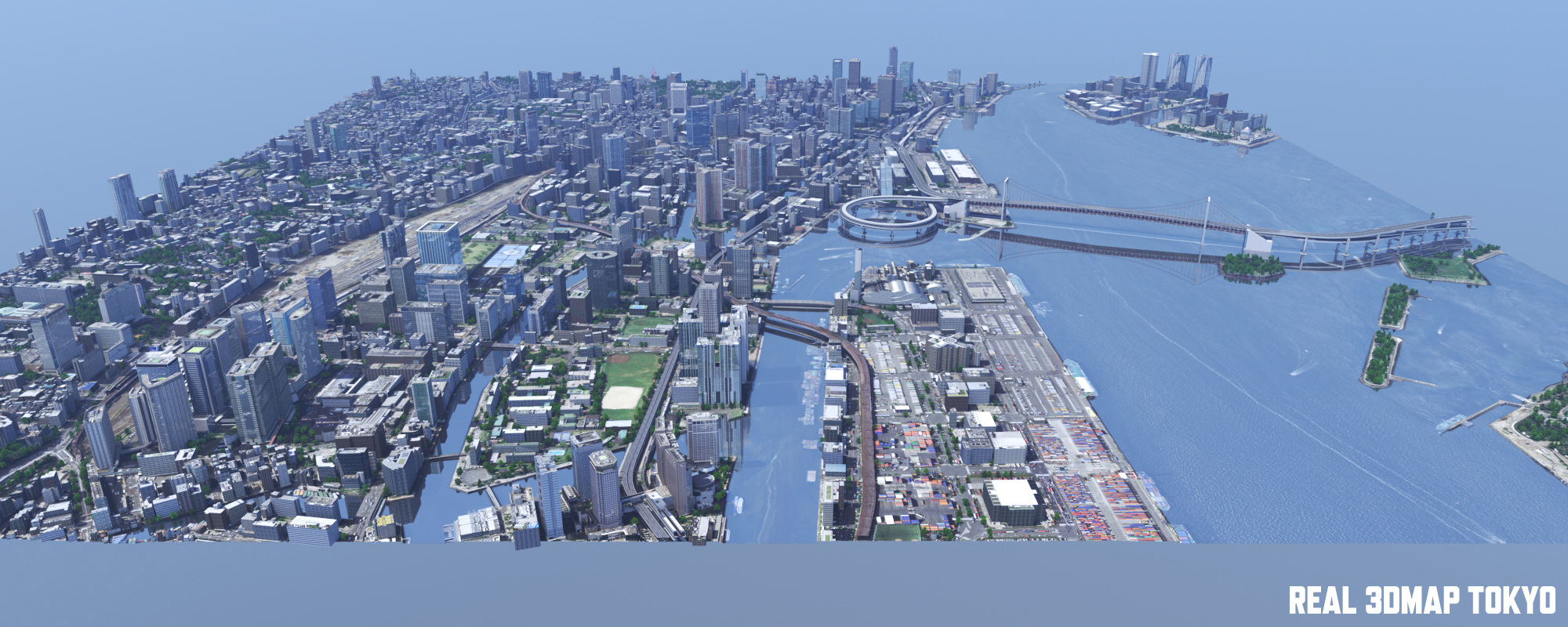 東京エリア VR/デジタルツイン向け 3D都市モデル販売 REAL 3DMAP TOKYO | 株式会社キャドセンター