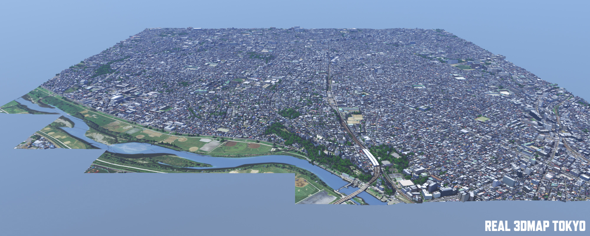 東京エリア VR/デジタルツイン向け 3D都市モデル販売 REAL 3DMAP TOKYO | 株式会社キャドセンター