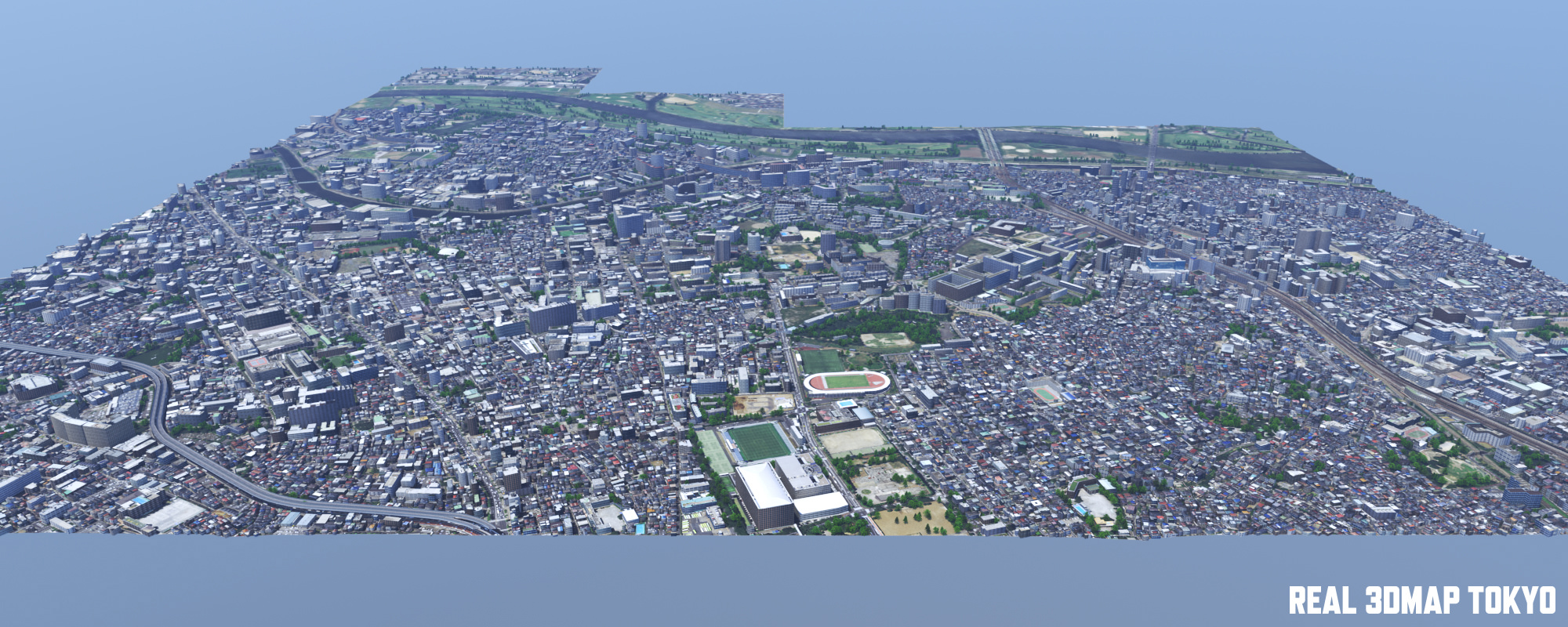 東京エリア VR/デジタルツイン向け 3D都市モデル販売 REAL 3DMAP TOKYO | 株式会社キャドセンター